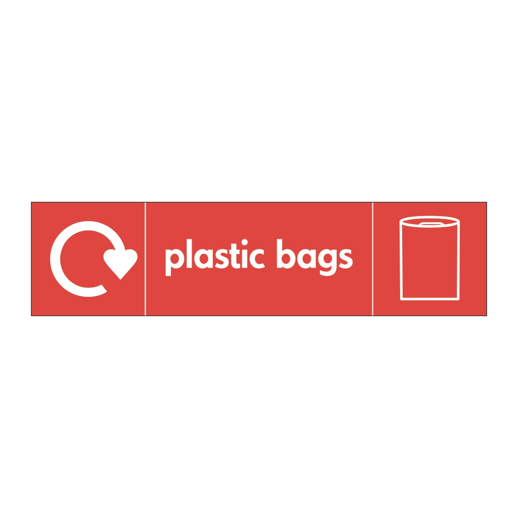 Logo plastic bags store