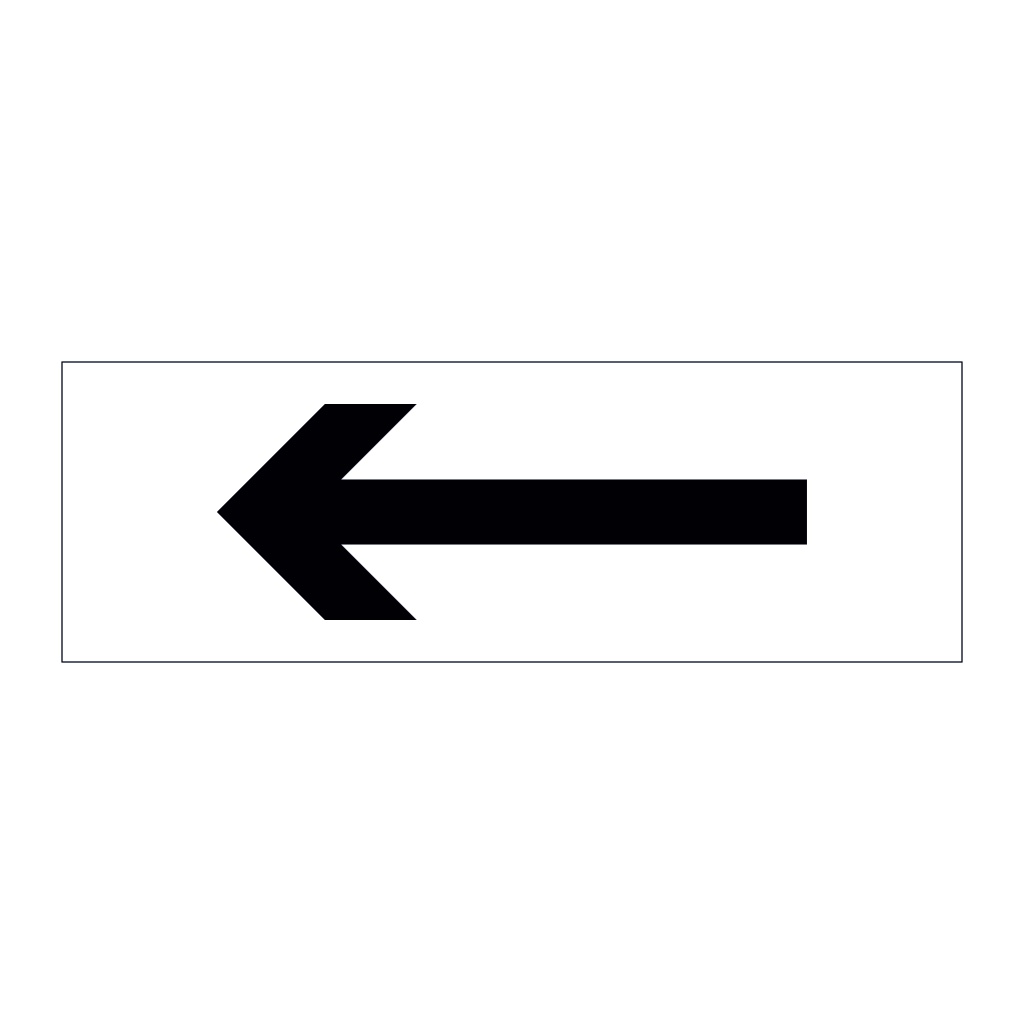 Left directional arrow sign | British Safety Signs Left directional arrow sign | British Safety Signs