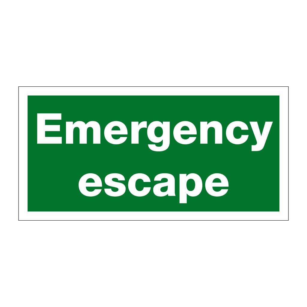 Emergency Escape (Marine Sign) | British Safety Signs