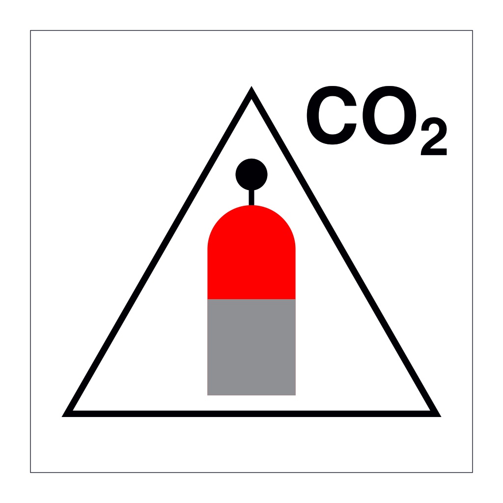 CO2 Remote Release Station (Marine Sign) | British Safety Signs
