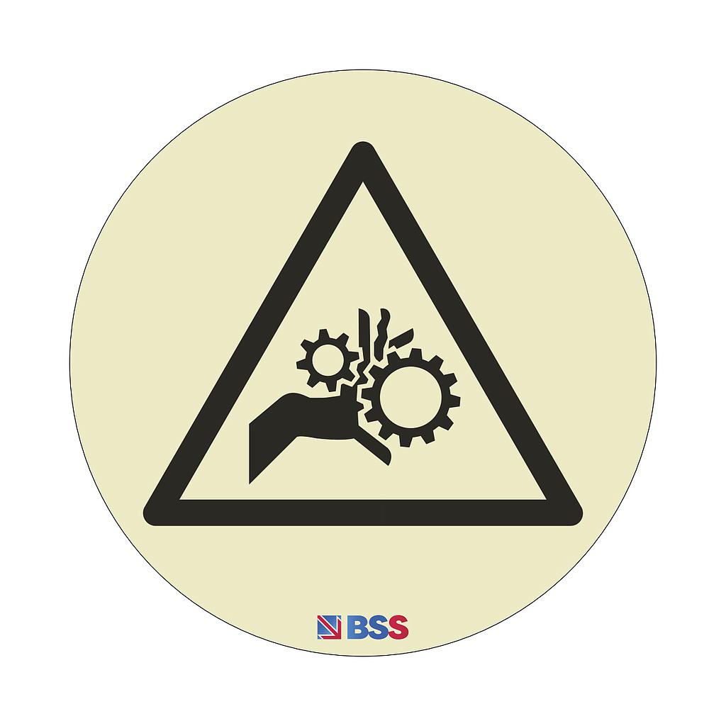 Rotating parts hazard warning symbol labels (Sheet of 18) | British ...
