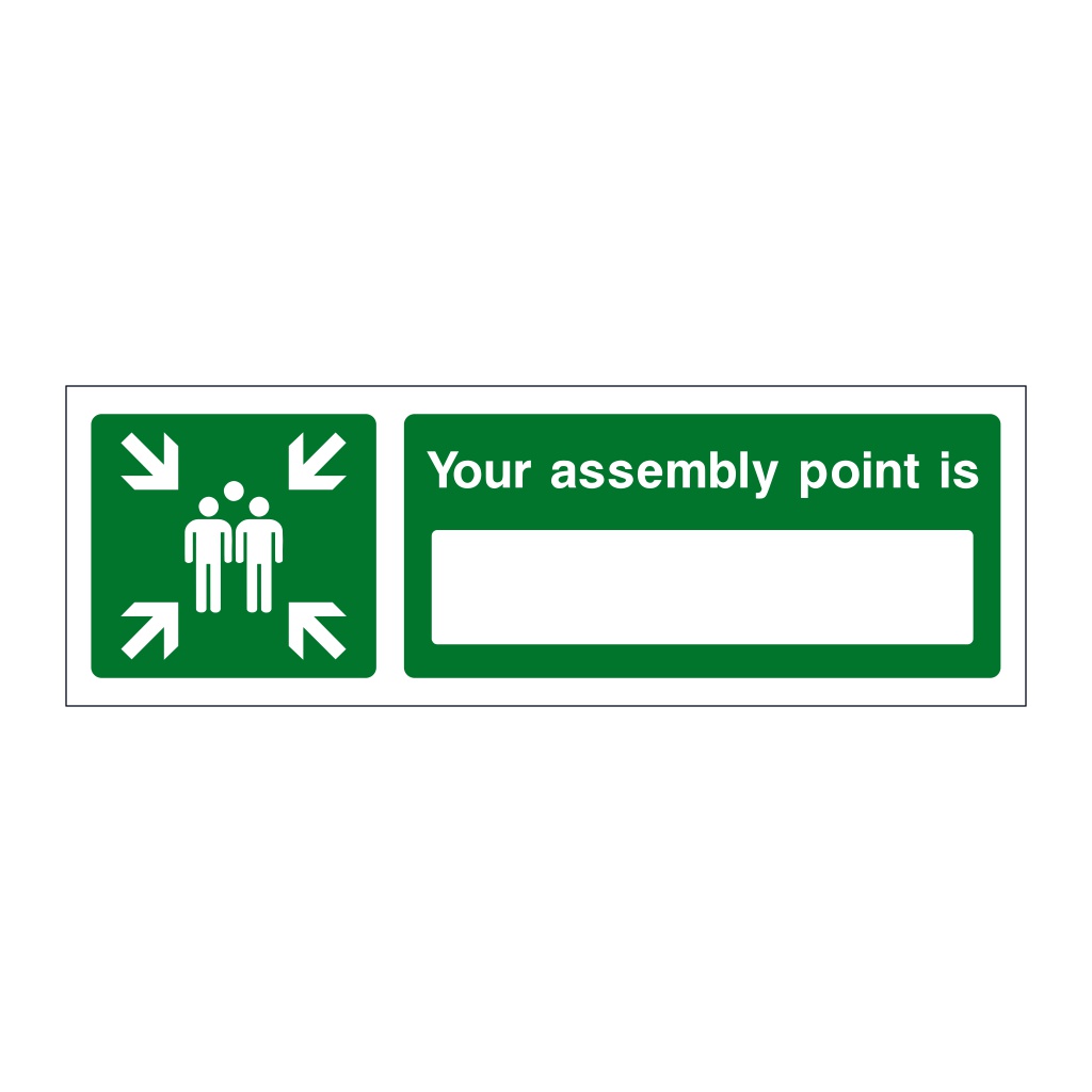 Your assembly point is sign | British Safety Signs