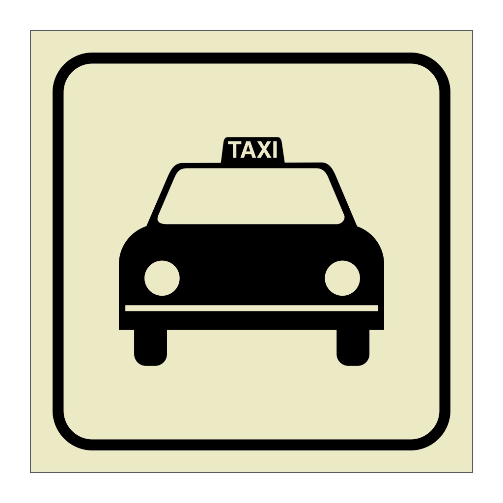 Taxi (Marine Sign) | British Safety Signs
