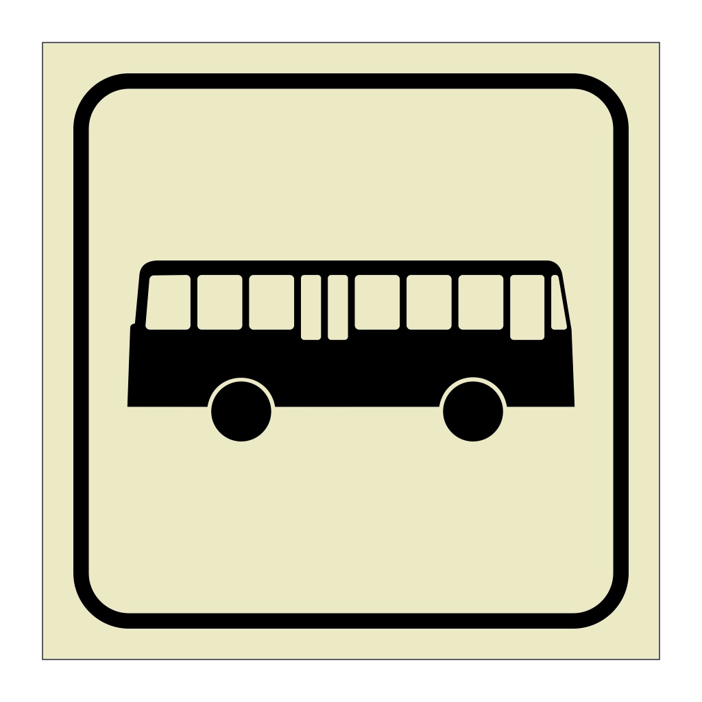 Buses (Marine Sign) | British Safety Signs