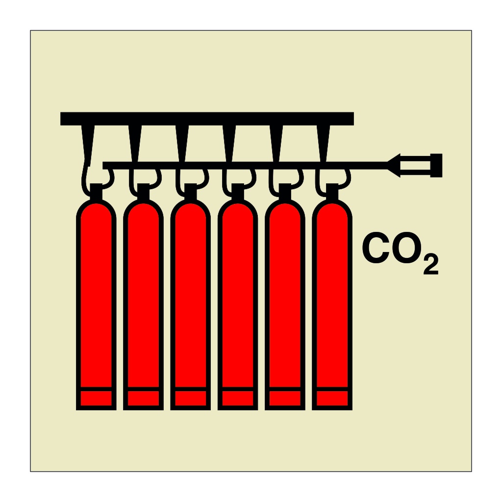 CO2 Battery (Marine Sign) | British Safety Signs