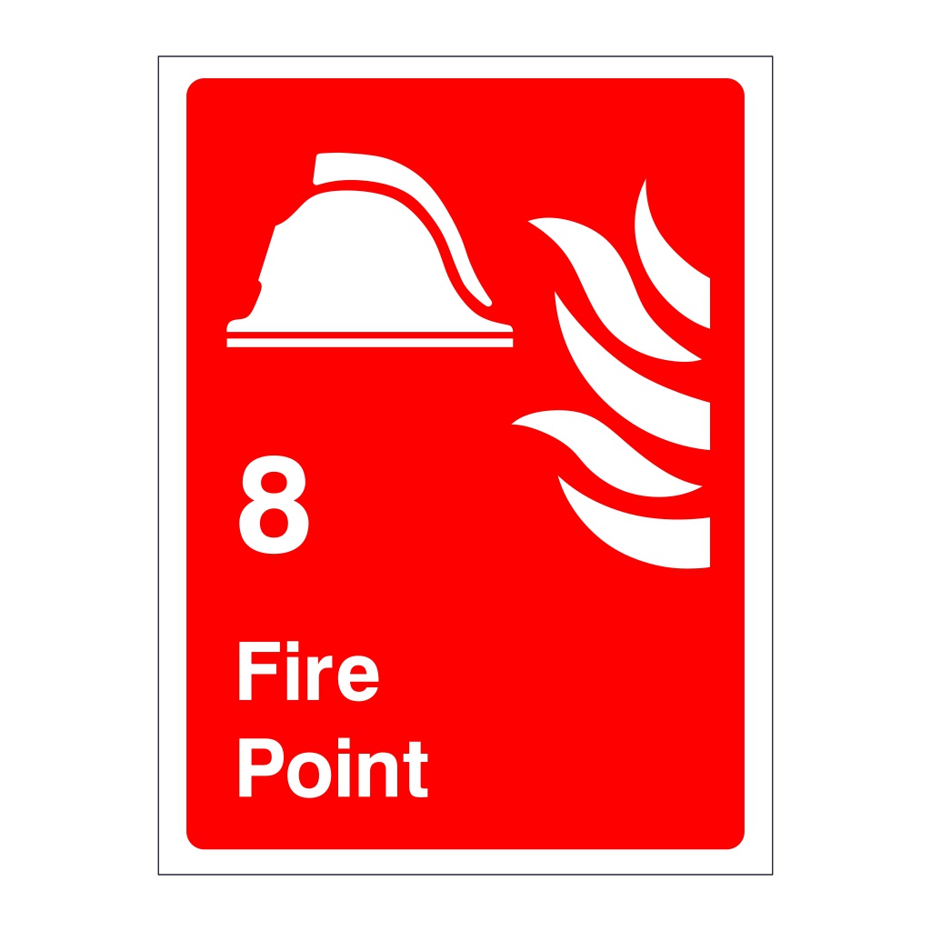 Fire Point 8 sign | British Safety Signs