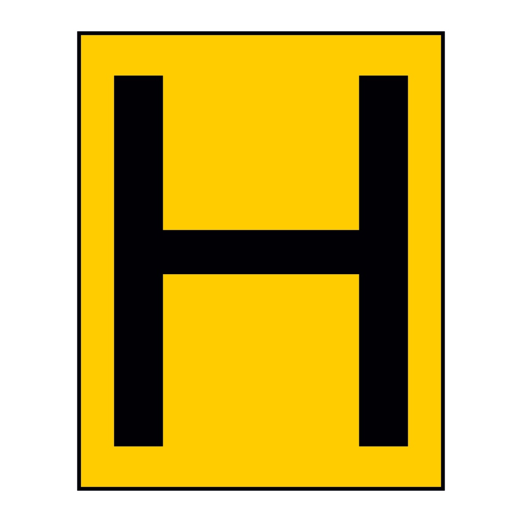 Hydrant marker sign | British Safety Signs