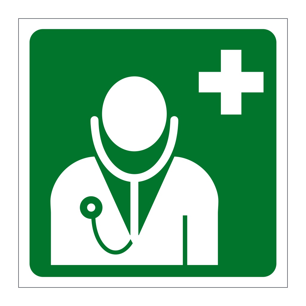 First Aid Doctor sign | Manufacuted by British Safety Signs