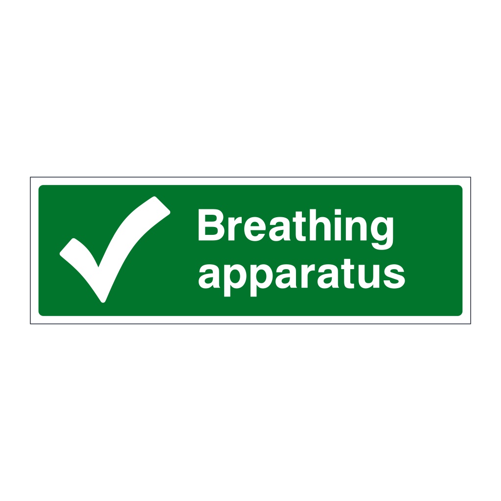 Breathing apparatus sign | by British Safety Signs