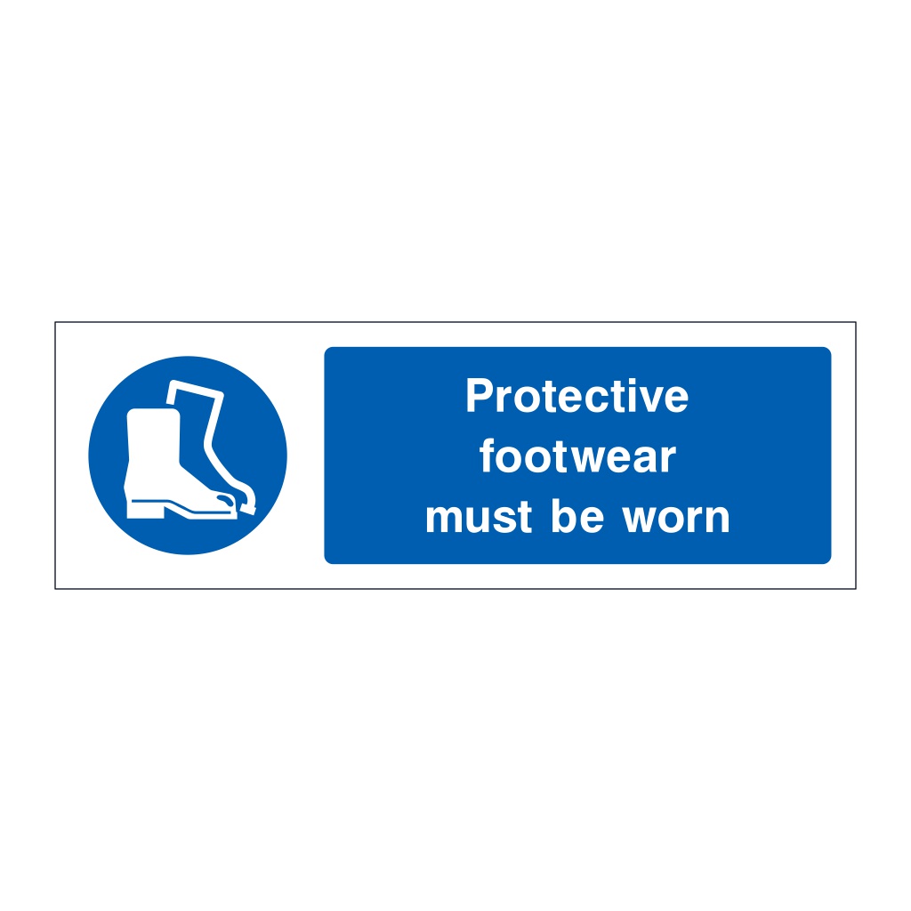 Protective footwear must be worn sign | British Safety Signs