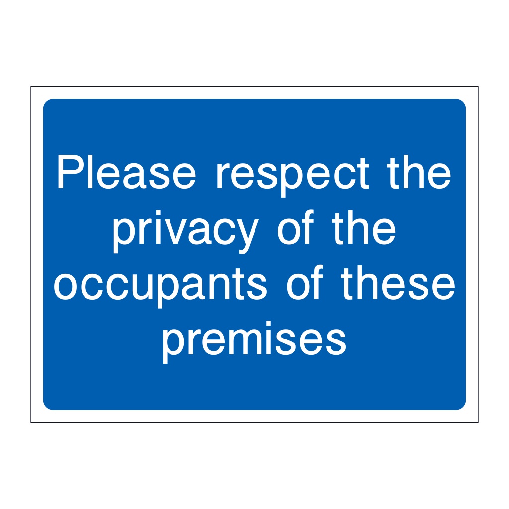 Respect Others Privacy