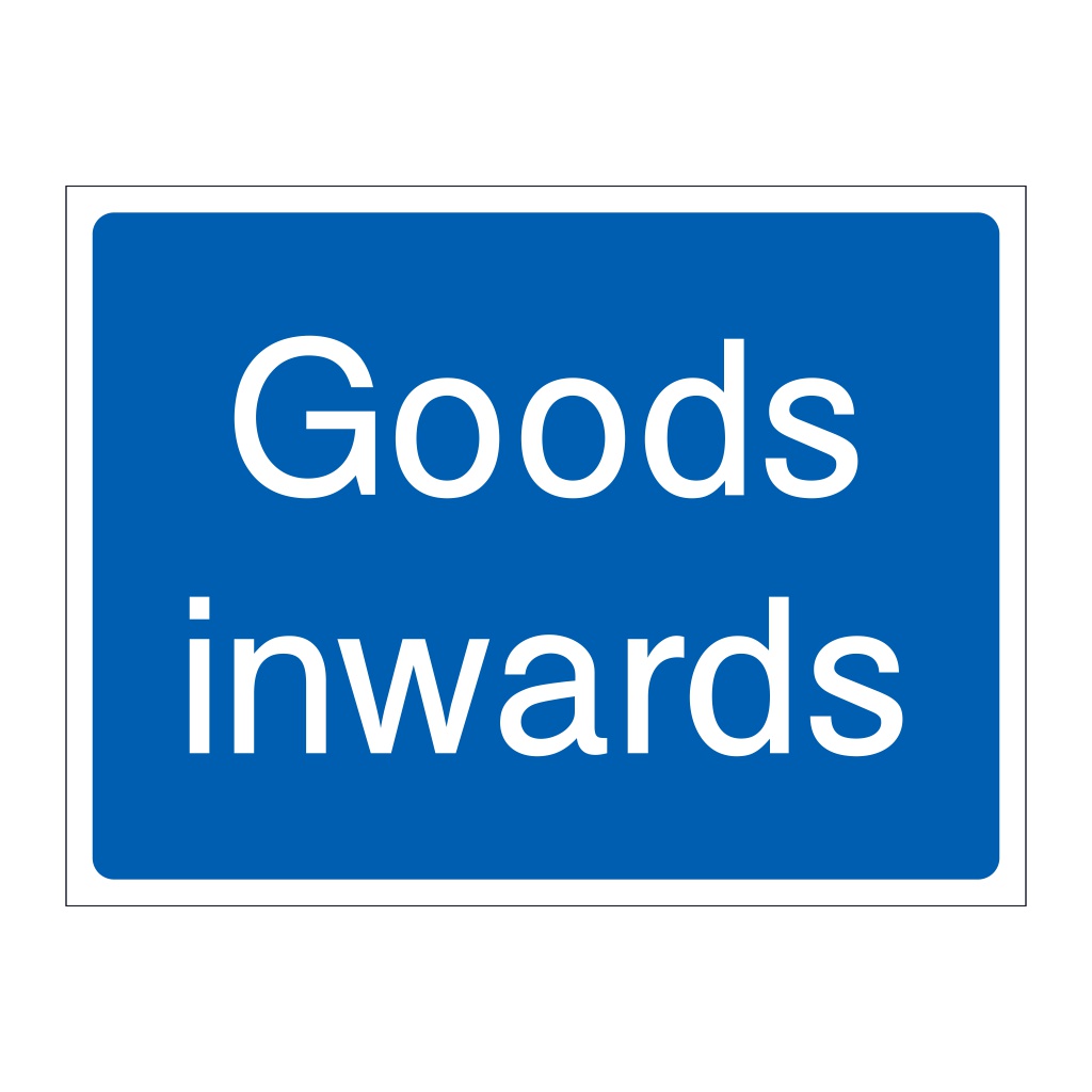 Good inwards sign | British Safety Signs