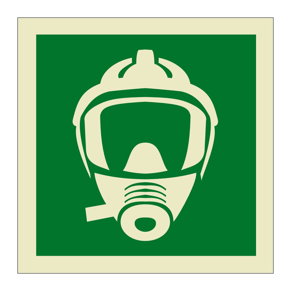 Emergency escape breathing device EEBD symbol (Marine Sign) | British ...