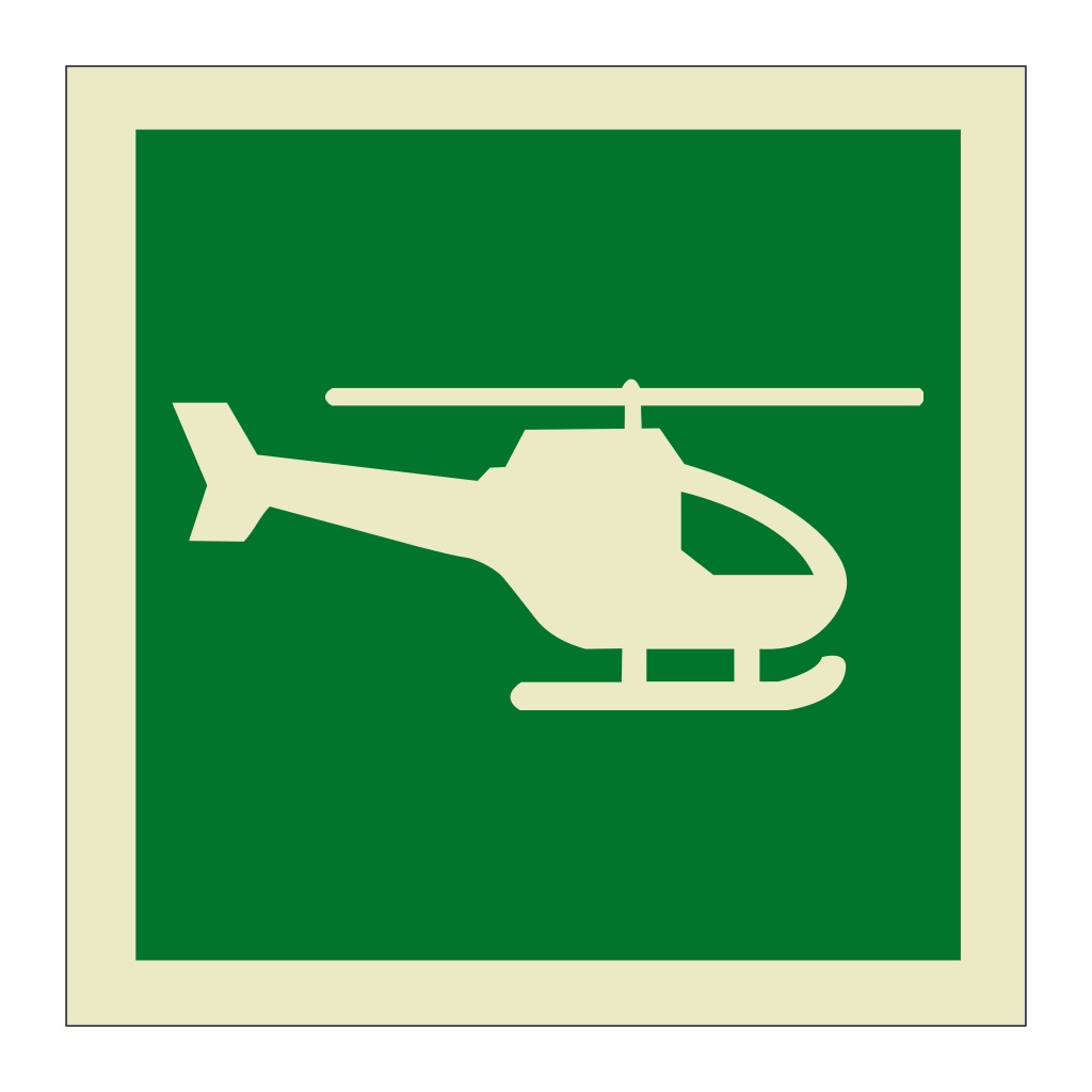 Helideck (Marine Sign) | British Safety Signs
