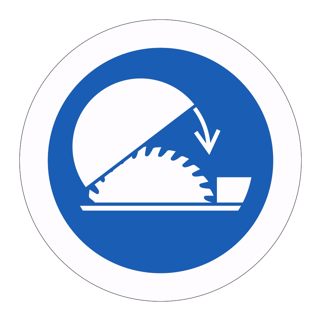 Adjustable guard symbol labels | British Safety Signs