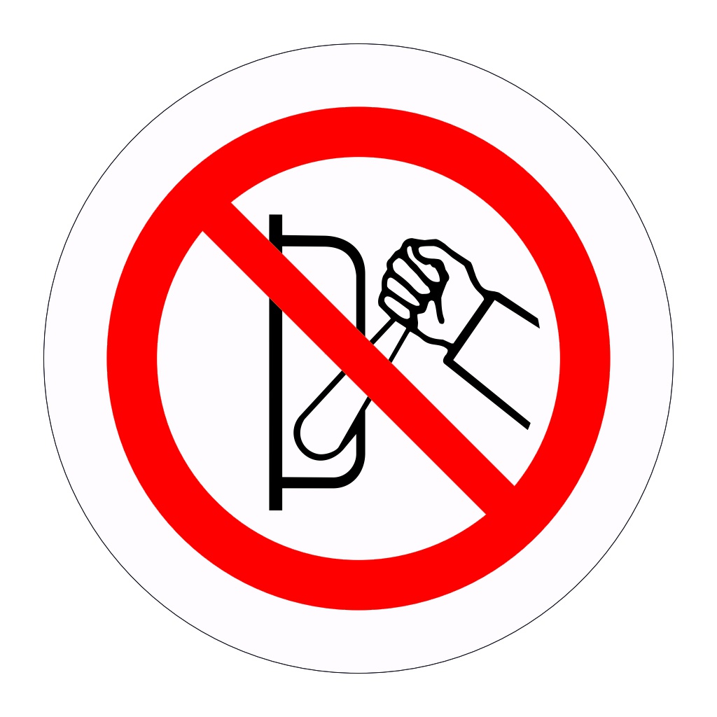 Do not operate labels (Sheet of 18) | British Safety Signs