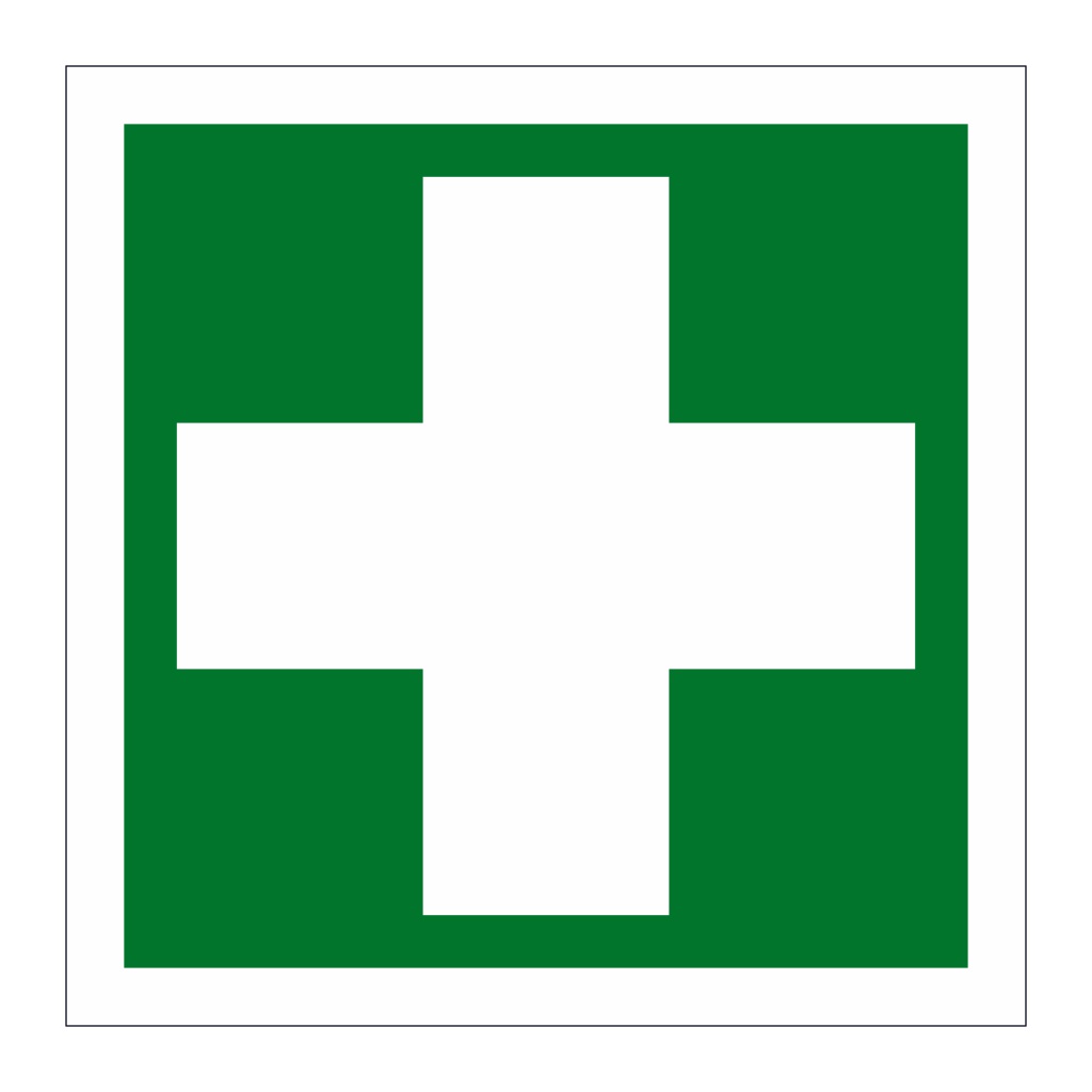 First Aid symbol sign | British Safety Signs