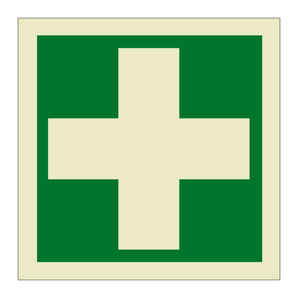 First Aid symbol 2019 (Marine Sign) | British Safety Signs