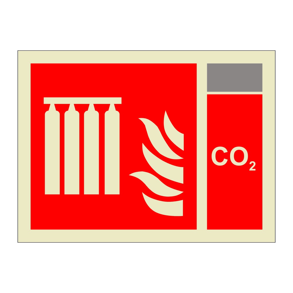 Fixed fire extinguishing battery with CO2 Identification | BSS