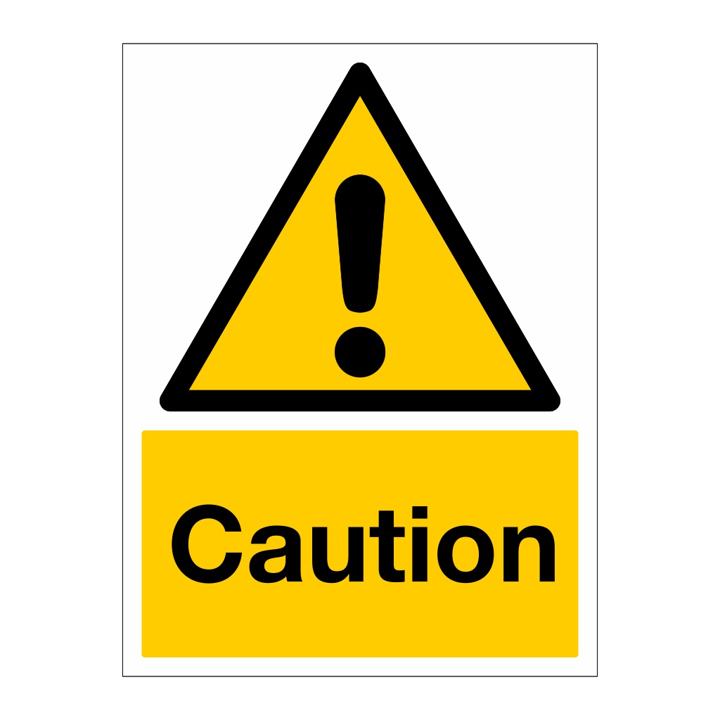 Caution sign | British Safety Signs