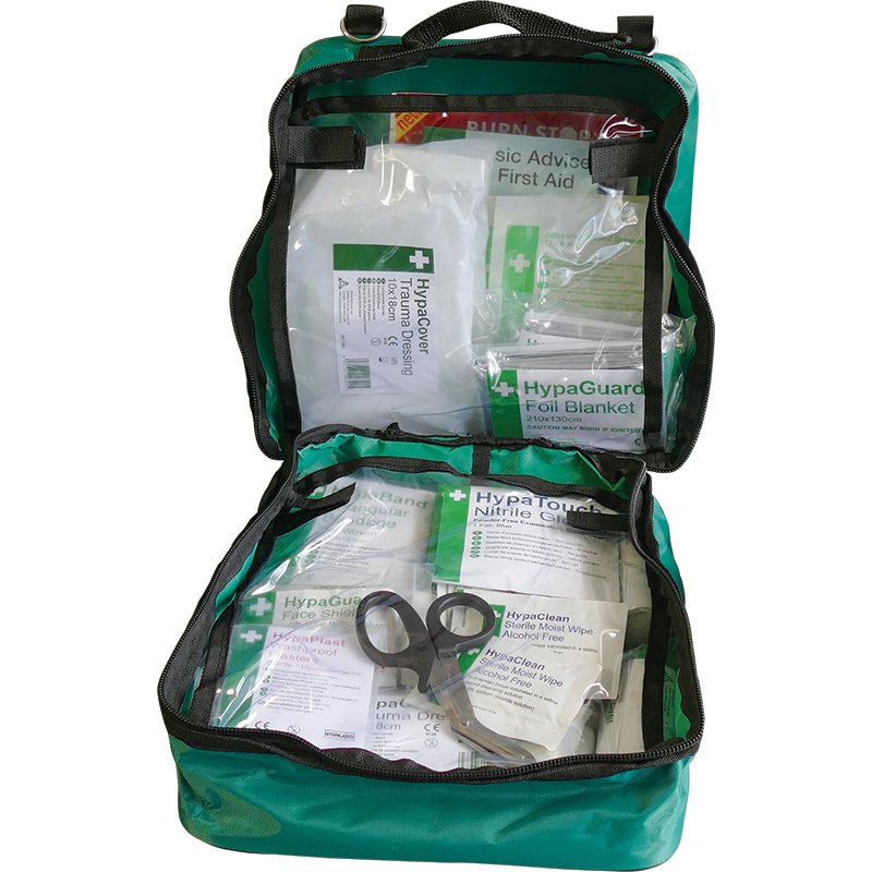 Minibus and Bus First Aid Kit in Grab Bag | British Safety Signs