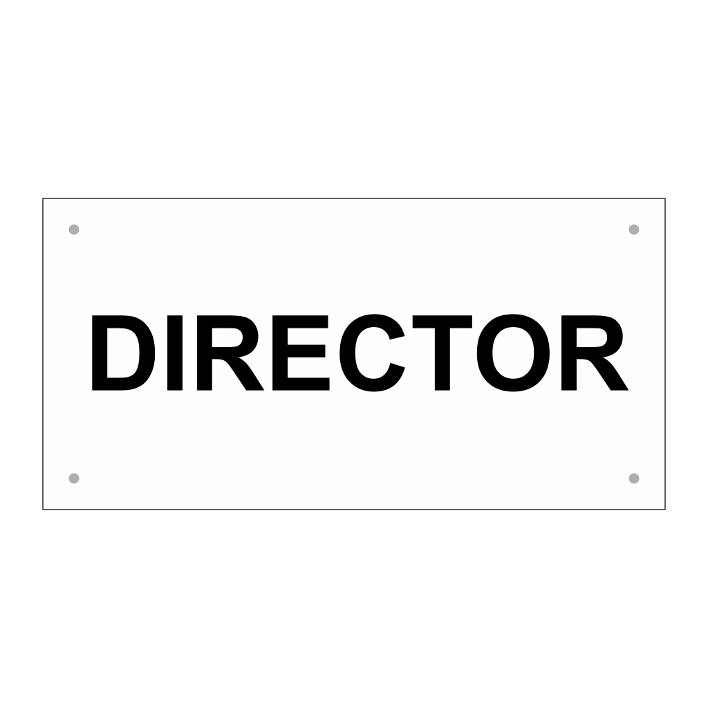 Director sign | British Safety Signs