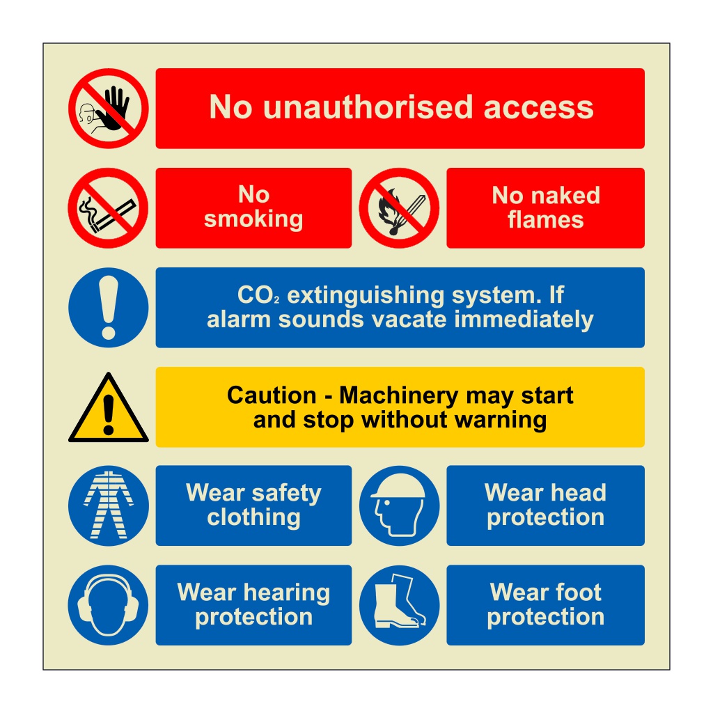 CO2 extinguishing system (Marine Sign) | BSS