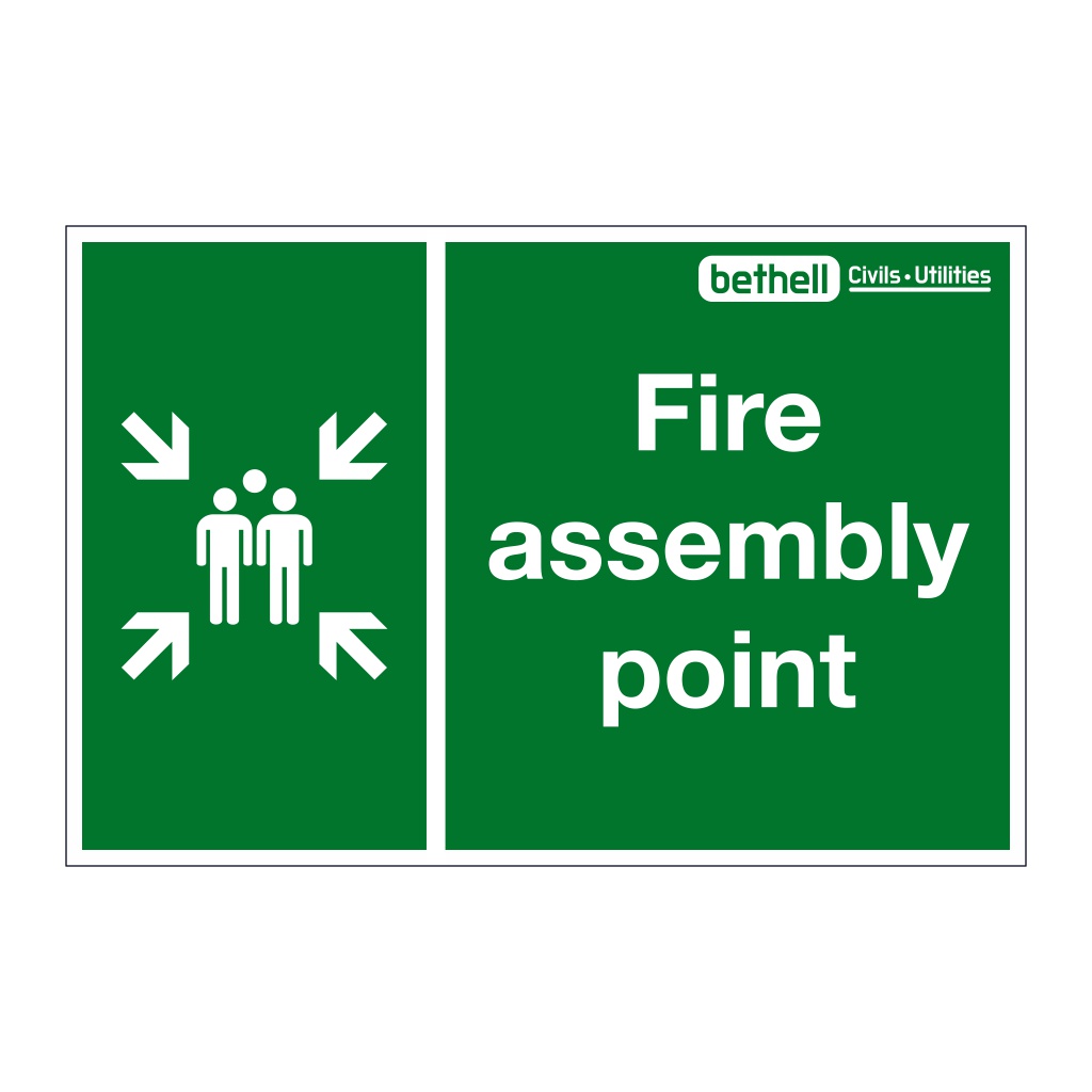 Fire Assembly Point sign | British Safety Signs
