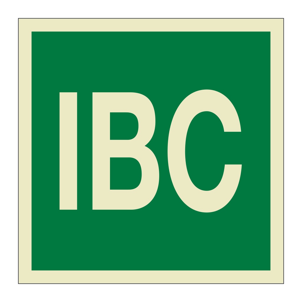 IBC (Marine Sign) | British Safety Signs
