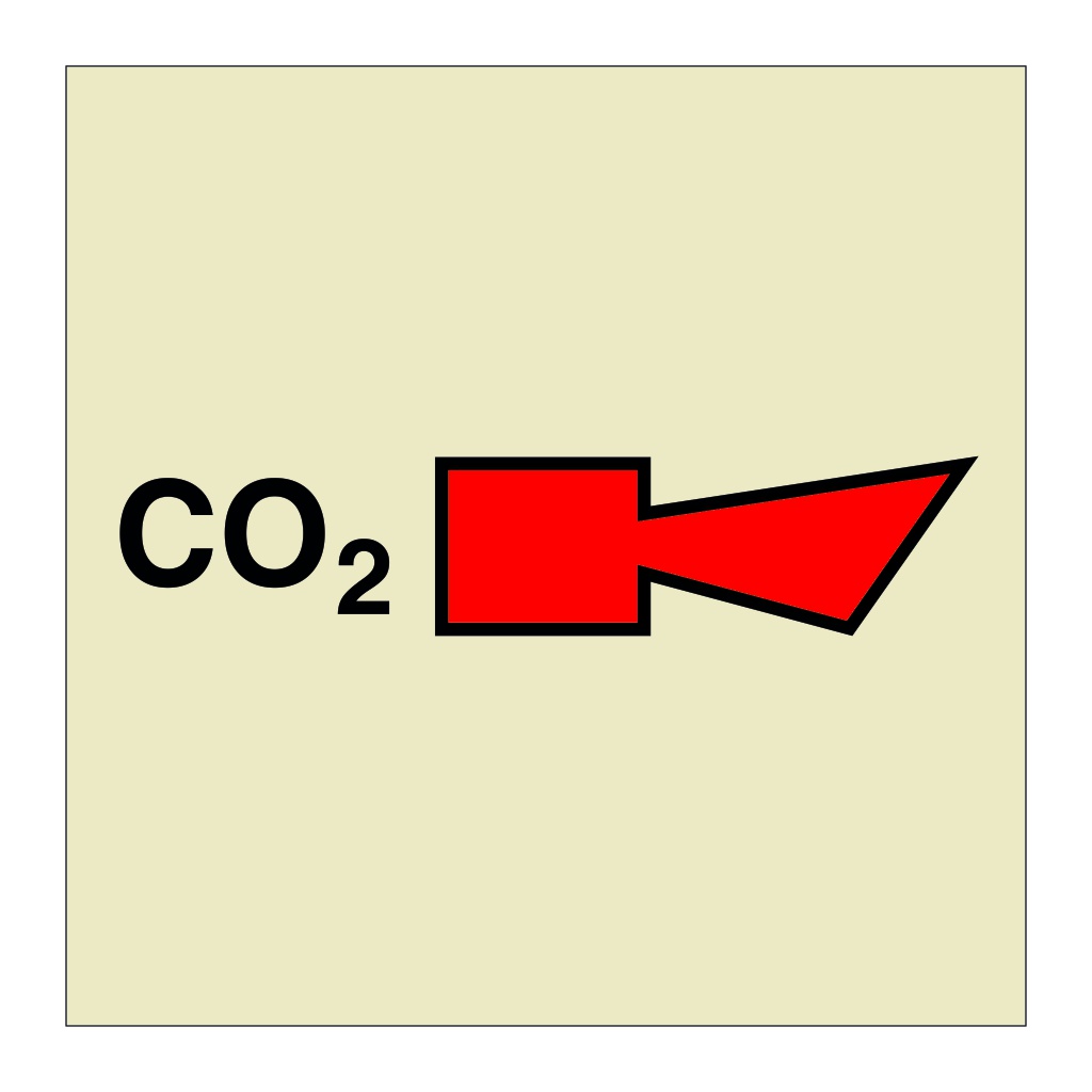 CO2 Horn (Marine Sign) | British Safety Signs