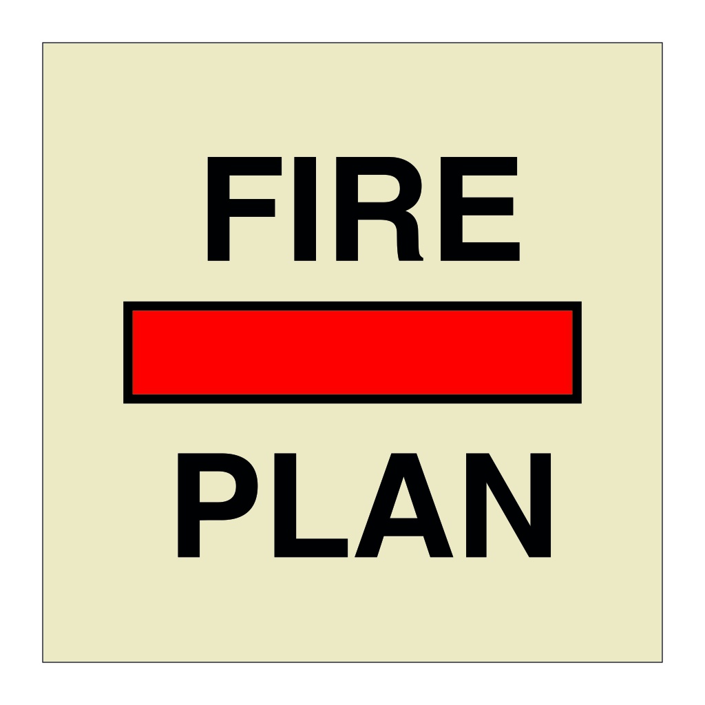 Fire control plan (Marine Sign) | British Safety Signs