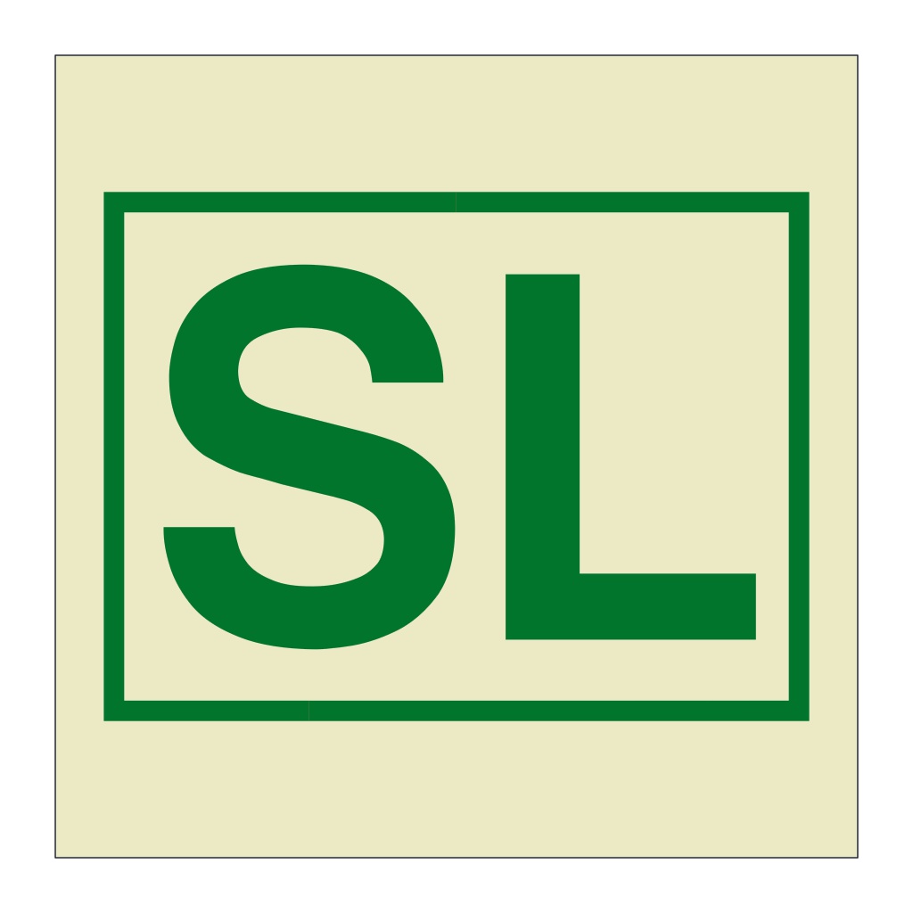 Safety locker (Marine Sign) | British Safety Signs