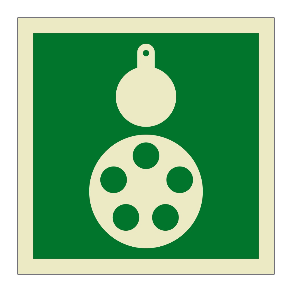 Descent Unit Symbol (Marine Sign) | British Safety Signs