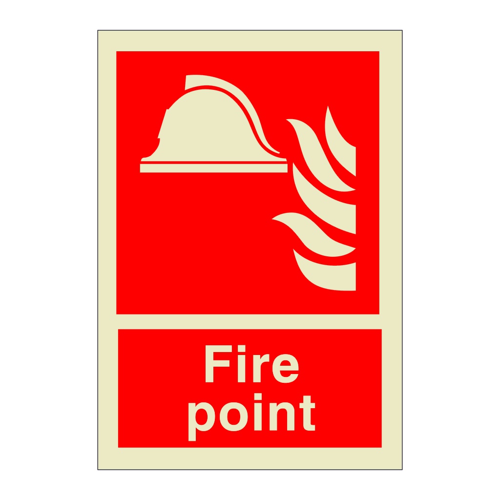 Fire point (Marine Sign) | British Safety Signs